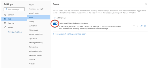 Shared Email - Email Redirect Setup Instructions for Microsoft 365